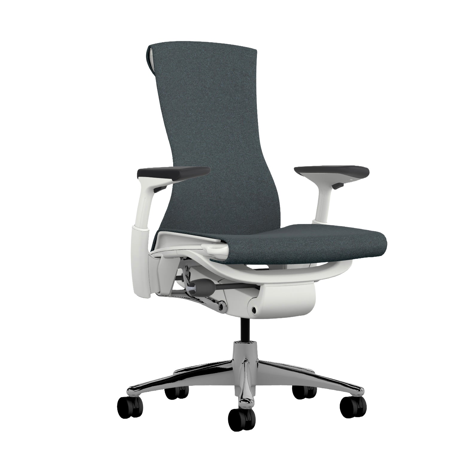 Herman Miller | Embody | White Frame | Nightfall Sync | Polished Base ...